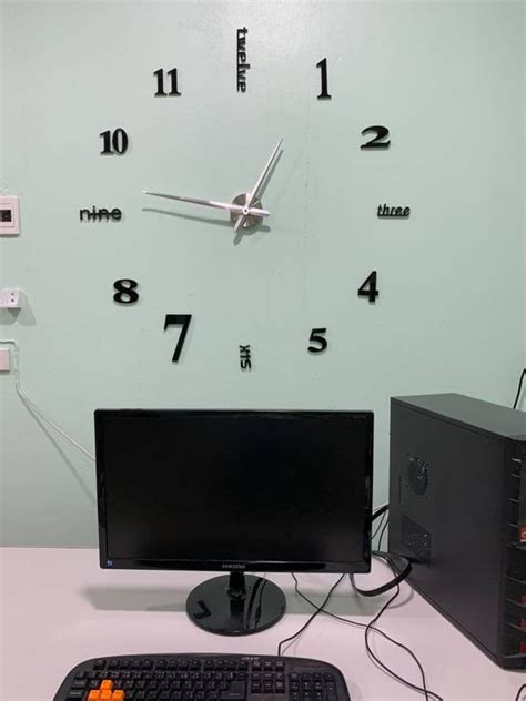 แบบนาฬิกาที่มีพร้อมส่งค่ะ เปลี่ยนผนังให้ดูสวยเก๋ง่ายๆ ด้วย นาฬิกาdiyขนาดจัมโบ้ นาฬิกาติดผนัง