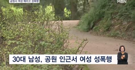 대낮 공원서 여성 강간상해…30대 남성 체포