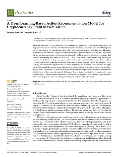 A Deep Learning Based Action Recommendation Model For Cryptocurrency Profit Maximization Pdf