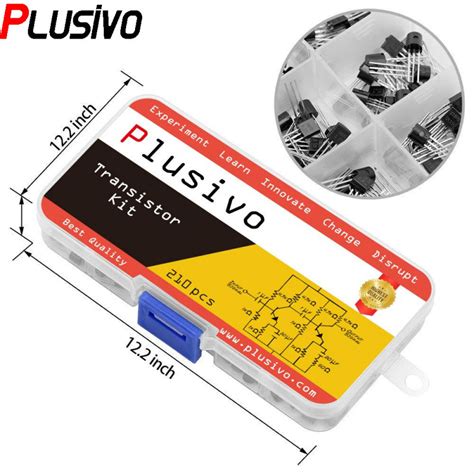 Plusivo Bjt Transistors Assortment Kit Plusivo