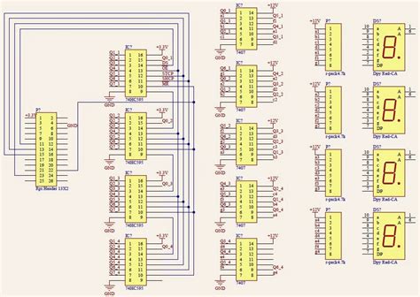 Raspberry Pi ไทย Raspberry Pi 7 Segment With 74hc595