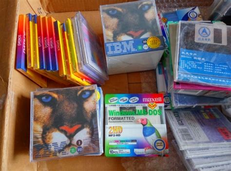 珍贵ibm软盘3 5寸1 44m绣花机纺织机磁盘2hd电脑老软盘a盘单片装 虎窝淘