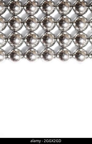 Metal Balls Close Up Balls Of Neodymium Magnets Magnetic Ball Bearing Tiling In Perfect