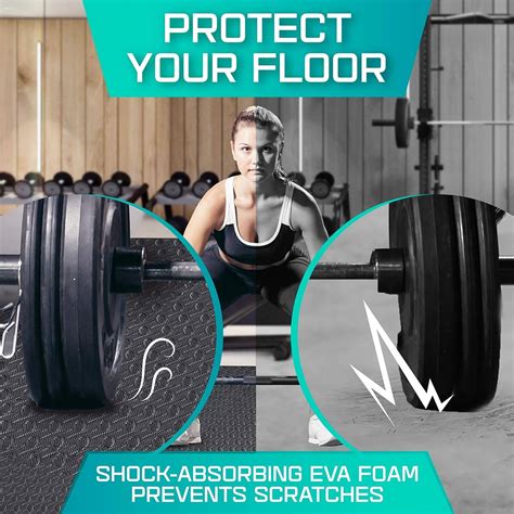 Yes4all Interlocking Exercise Foam Matsinterlocking Floor Mats For Gym