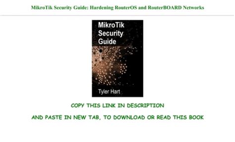 Mikrotik Security Guide Hardening Routeros And Routerboard Networks