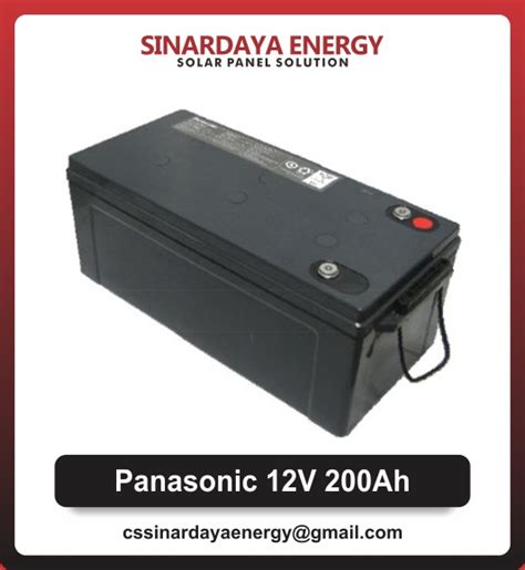 Beli Aki Kering Solarcell Panasonic V Ah Solar Panel Solution