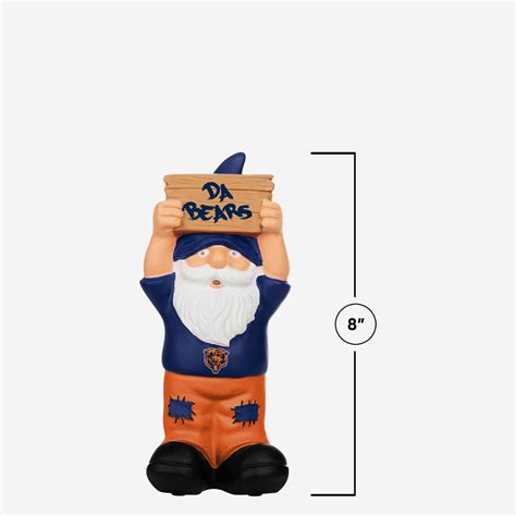 Chicago Bears Slogan Sign Mini Gnome Foco