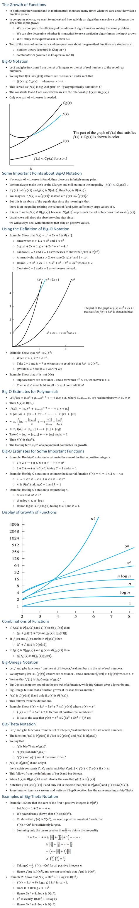 32 The Growth Of Functions Shawn Zhong 钟万祥