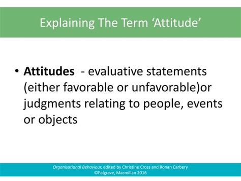 Attitude Class Ppt