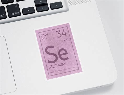 Selenium Element Symbol Periodic Table Series 034 Sticker By Design