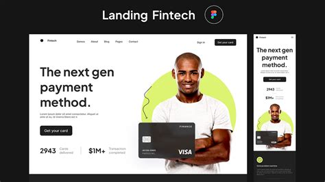 Fintech Landing Page Design Using Figma Responsive Auto Layout