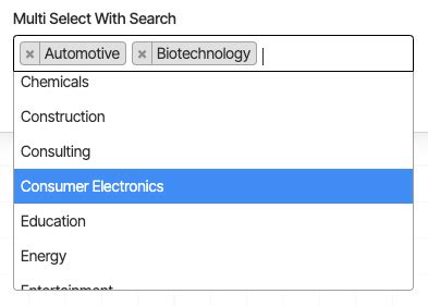 Multi Select Field With Search Free Webflow Component