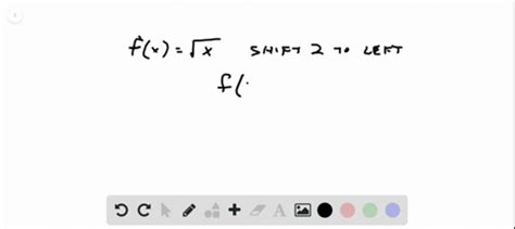 SOLVED Finding Equations For Transformations A Function F Is Given Numerade