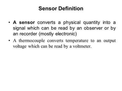 What Is A Sensor Different Types Of Sensors Applicati Vrogue Co