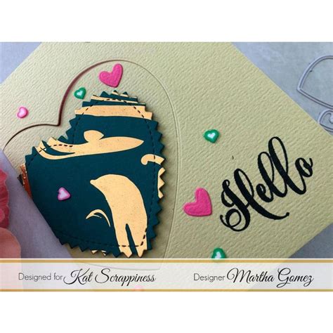 Layering Nested Heart Craft Dies Kat Scrappiness