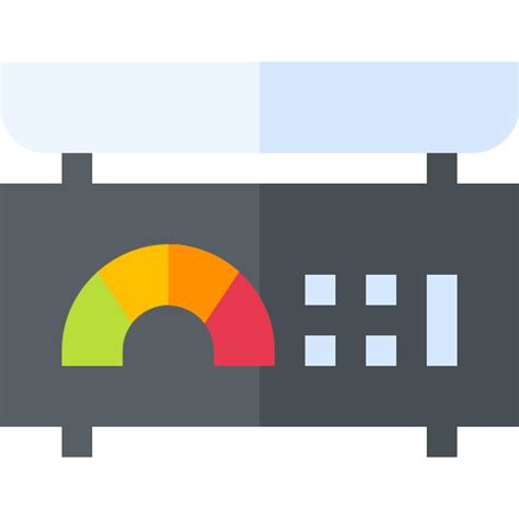 Lab Scale Basic Straight Flat Icon