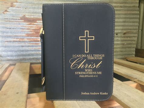 Leather Bible Cover Custom Personalized Book Cover Bible Etsy