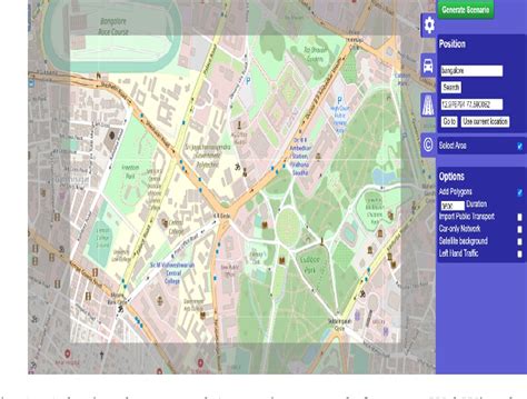 Figure 2 From Sumo Network Generating And Remodeling Real World Map Using Osmwebwizard And