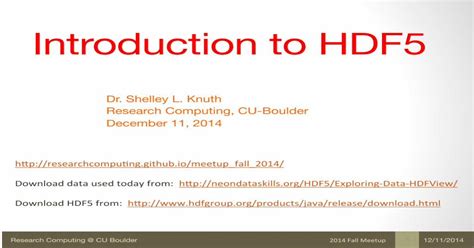pdf introduction to hdf5 meetup16 intro hdf5 pdf