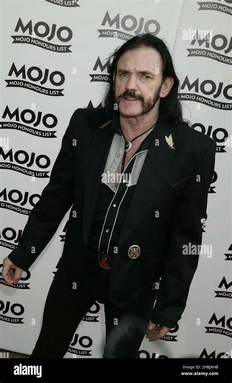 Lemmy From Motorhead Arriving At Mojo Awards At The Banqueting Hall In
