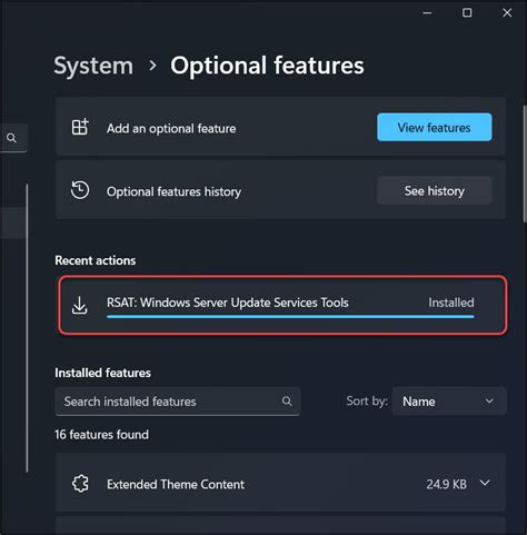 how to install wsus console on windows 11