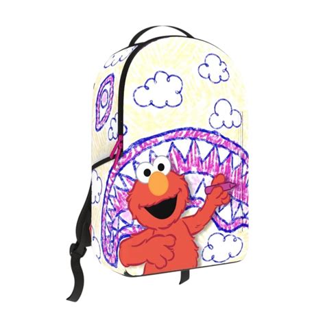 Sprayground Elmos World Backpack Blkwht