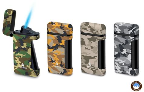 Firebird Sidewinder Camo Torch Lighters Windy City Cigars
