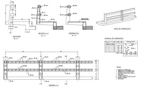 Retaining Wall And Bridge Structure Detail 2d View Cad Structural Block Layout Autocad File