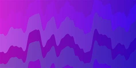 Light Pink Blue Vector Template With Wry Lines Colorful Geometric Sample With Gradient Curves