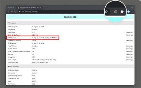 Exif Metadata Viewer For Google Chrome Extension Download