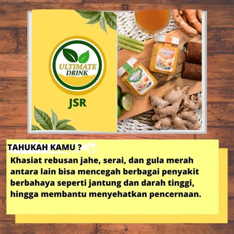 Jual Serbuk Minuman Herbal Jsr Ultimate Drink Jsr 150g Shopee Indonesia
