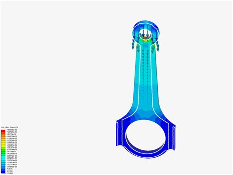 Stress Analysis Of A Connecting Rod By Jshand Simscale