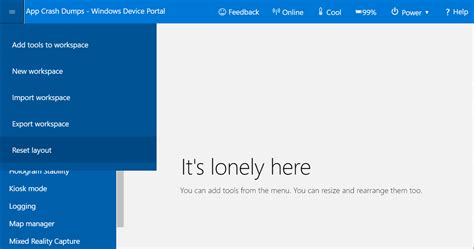 Using The Windows Device Portal Mixed Reality Microsoft Learn