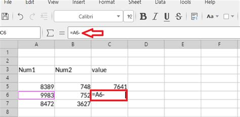 What Is The Excel Formula For Subtracting Xcelnote