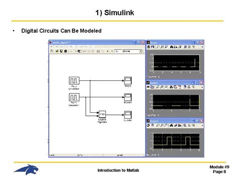 Introduction To Matlab Module 9 Simulink Topics 1