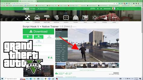 How To Install Script Hook V 1029440 Gta 5 Mods Youtube