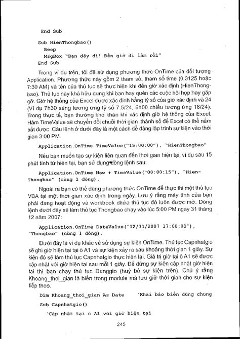 Lập Trình Vba Trong Excel TỦ SÁch Online Page 245 Flip Pdf Online Pubhtml5