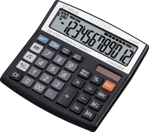 Citizen Citizen Ct 500 Js Basic12 Digit Basic Calculator Basic
