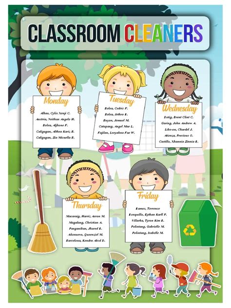 Classroom Cleaner Pdf