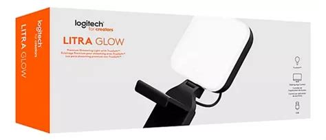 Luz Premium Logitech Litra Glow Usb Led Blanco Stream Cuotas Sin Interés