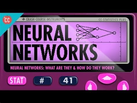 Neural Networks Crash Course Statistics 41 Instructional Video For 9th 12th Grade Lesson