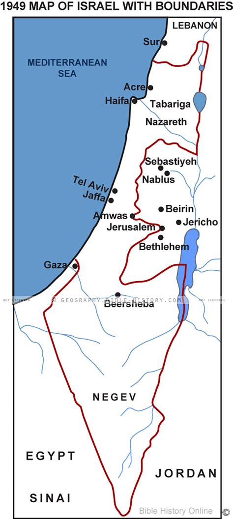 1948 Israel War Map
