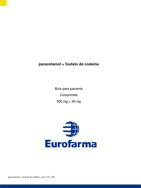 Bula Paracetamol Fosfato De Codeina Pdf Gravidez Opioide