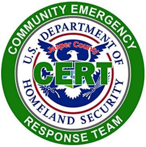 Jasper County Community Emergency Response Team Cert