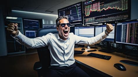 Premium Photo A Man In A Business Suit Is Raising His Fist In Front