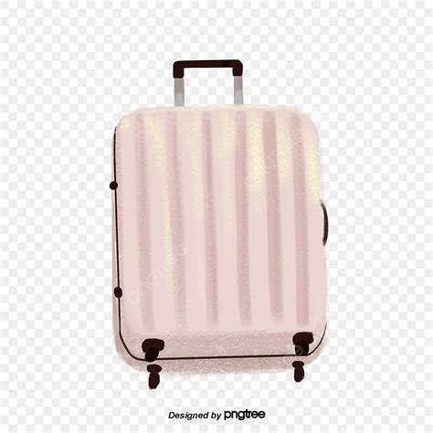 핑크색 소녀 일러스트 캐리어 가방 클립 아트 여행 케이스 Png 일러스트 및 Psd 이미지 무료 다운로드 Pngtree
