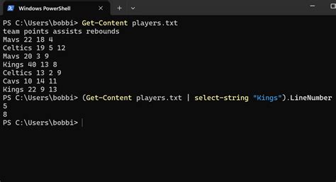 Powershell How To Get Line Number Of Matches Collecting Wisdom