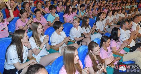 북한 송도원서 북러 학생 친선의 밤 개최