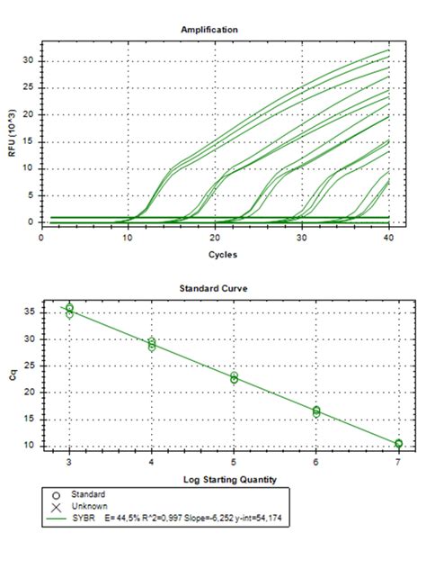 Qpcr Amplification Curves Show Sudden Linear Course And Low Efficiency
