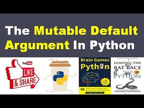 The Mutable Default Argument In Python YouTube